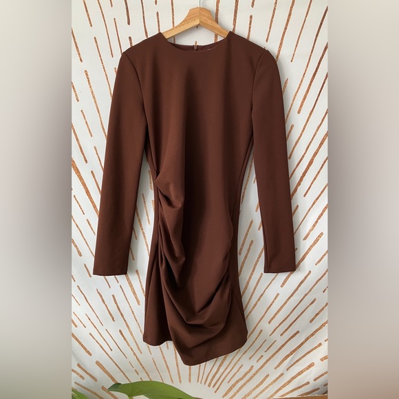 Zara | Dresses | Zara Ruched Dress | Poshmark